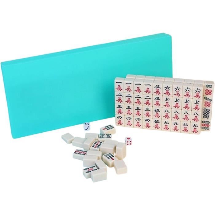 Jeu De Mahjong Avec Mallette De Transport Jeu De Mahjong Traditionnel ...