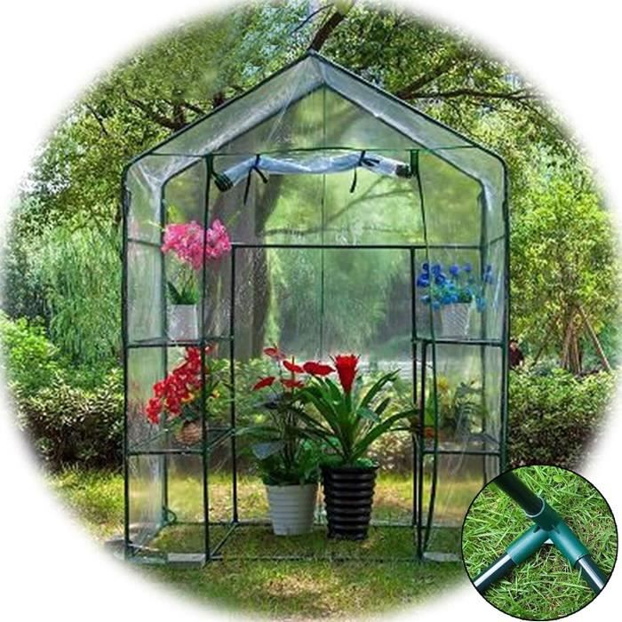 MAHFEI Serre De Jardin, Mini Serre Balcon Portable Serre De Jardin À La ...