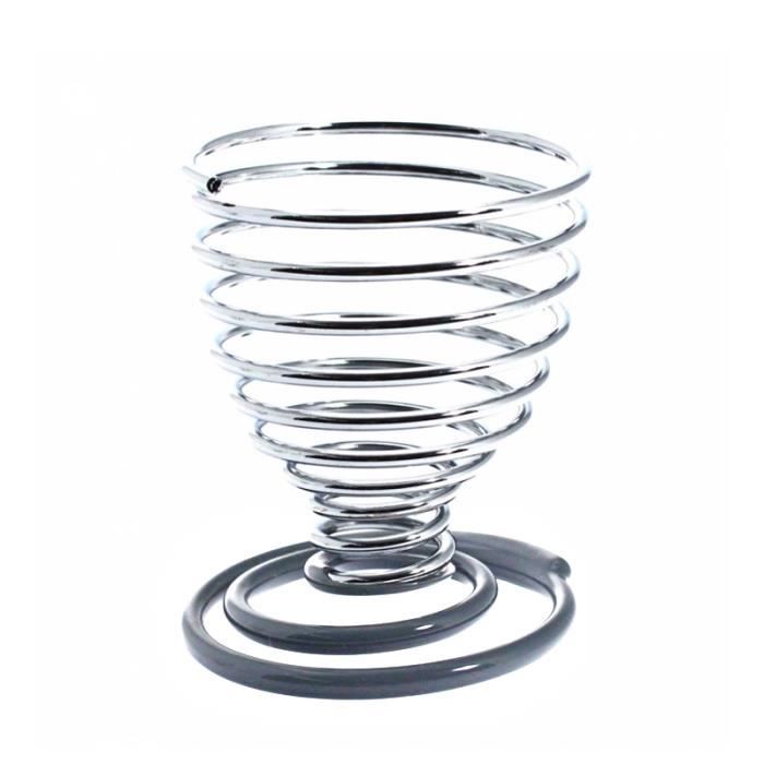 Coquetier en inox chromé 6 x 5 cm. Revêtement pvc antidérapant ...