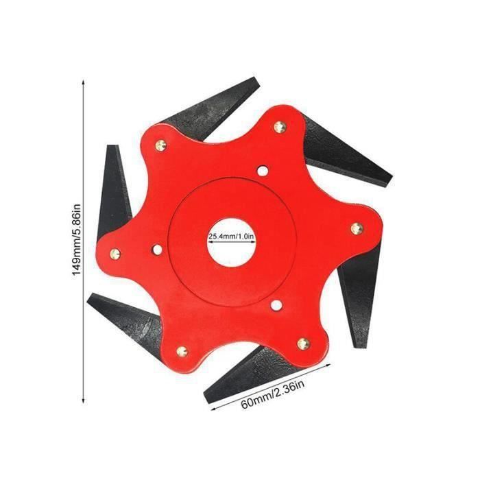 Scie,Tête de débroussailleuse en fil d'acier de , tête de tondeuse à gazon, mangeur d'herbe ...