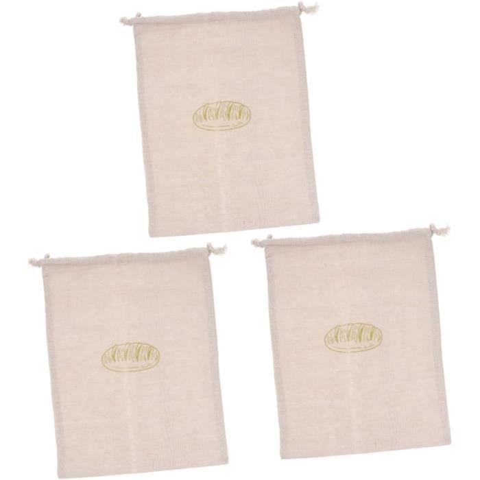 3 Pièces Sac À À Cordon Sacs Alimentaires En Papier Sacs De Produits ...