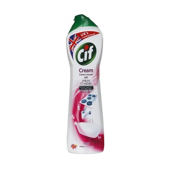 CIF - Crème à récurer PINK with micro crystals - 500 ml - Cdiscount Au ...
