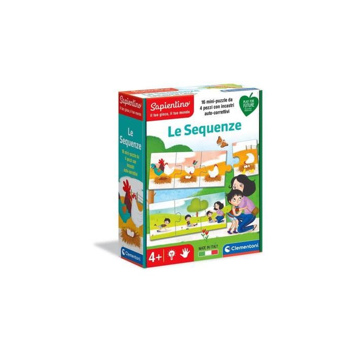 CLEMENTONI - SAPIENTINO-LES SÉQUENCES-JEU ÉDUCATIF 4 ANS (VERSION ITAL ...
