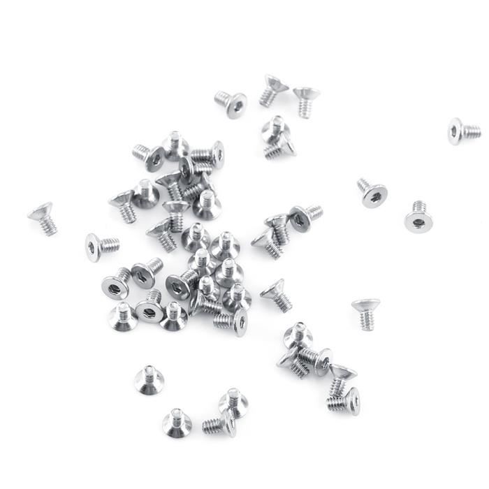 LAN Boulons M2 304 Acier Inoxydable Vis À Douille Hexagonale Boulon Avec Crous Rondelles(Tête ...