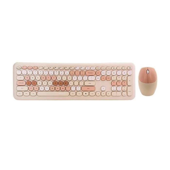 Clavier et souris sans fil - MOFII - SMK-666395AG - Beige - 2.4G ...
