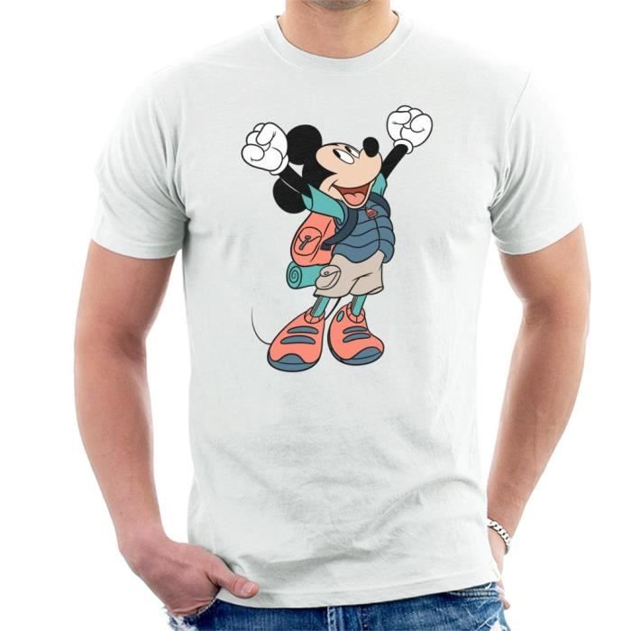 Disney Mickey Mouse Hiker Cheer T-Shirt Homme - Cdiscount Prêt-à-Porter