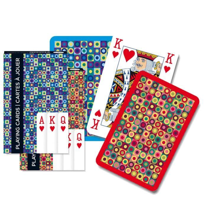 Jeu de cartes - PIATNIK - Points - 55 cartes thématiques - Mixte - A ...