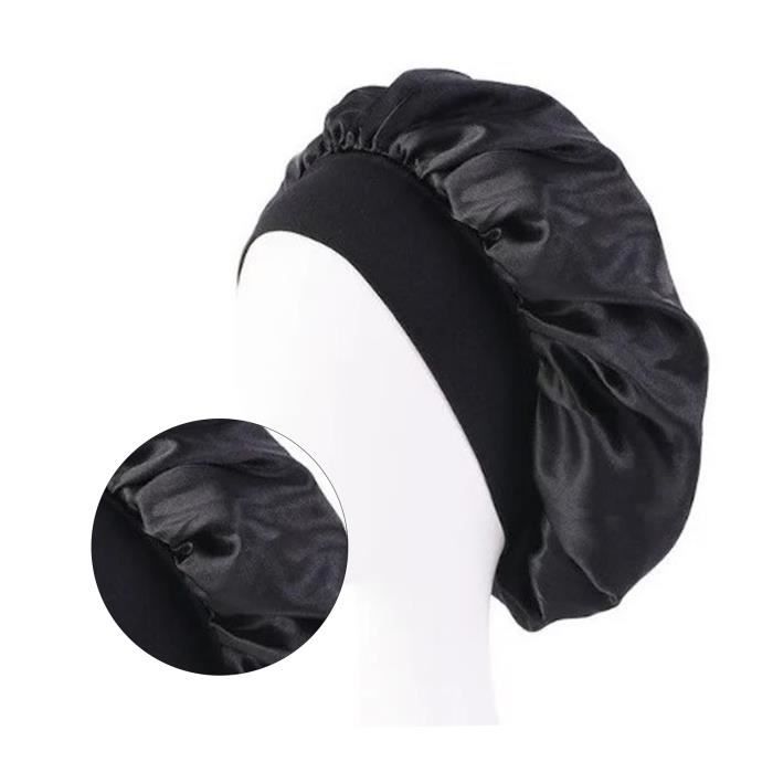 Bonnet de cheveux - SURENHAP - Noir - Élastique - Doux - Confortable ...