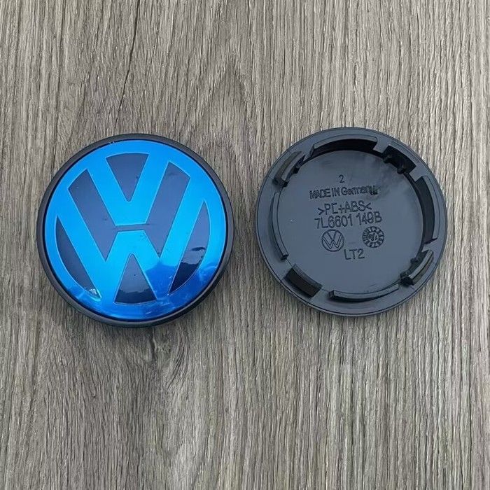 Lot de 4 centre de roue cache moyeu Remplacement pour Volkswagen 76mm ...