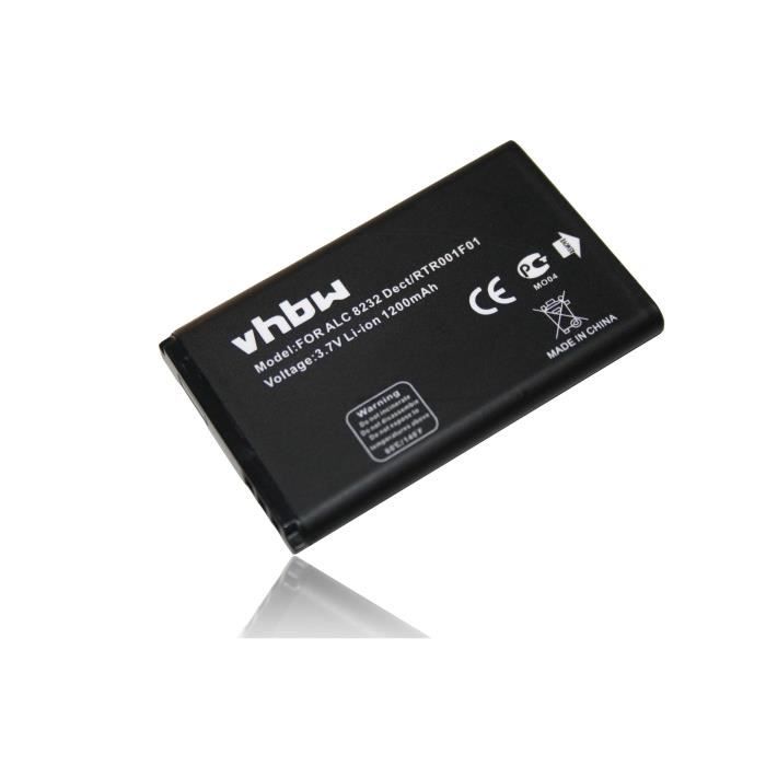 Batterie de secours pour ALCATEL 3BN67330AA, 8232, 8232 DECT - et MITEL ...