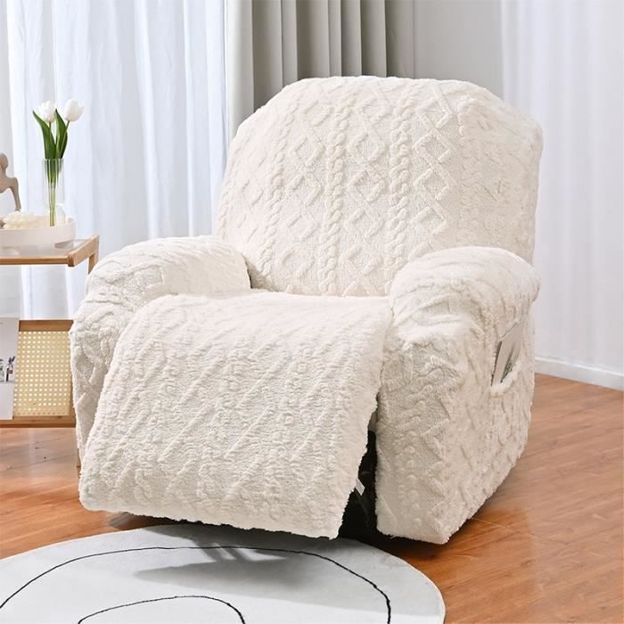 Housse De Fauteuil Relax Jacquard, Extensible 4 Pièce Housse De ...