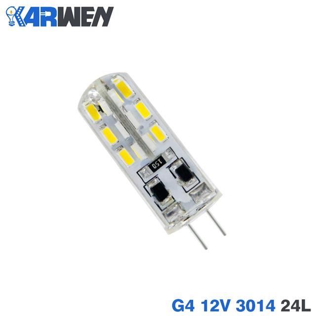 AMPOULE HALOGENE,G4 12V 3014 24-Warm White--Lampe LED G4 G9 3W 6W 9W COB ampoule LED E14 AC DC ...
