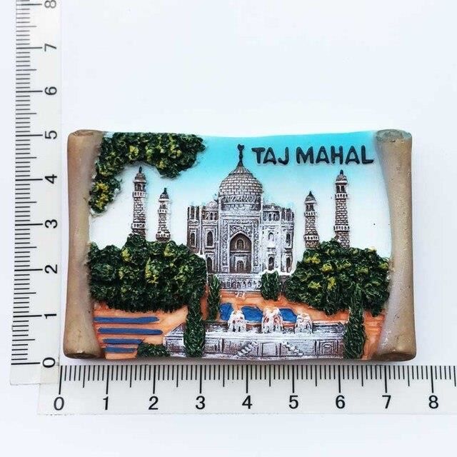 MAGNETS,Taj Mahal 3--Aimant de réfrigérateur indien, Souvenir ...