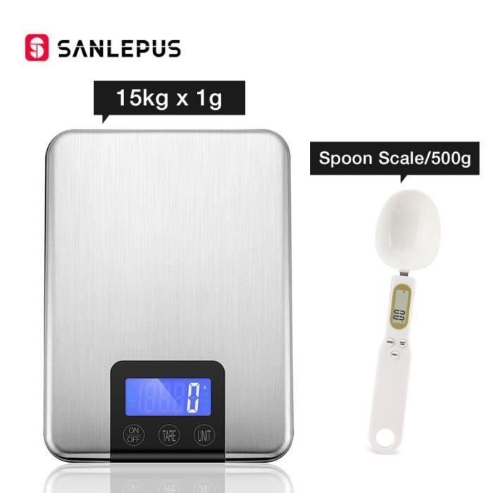 Balance cuisine,With Spoon Scale--Balance de cuisine numérique à ...