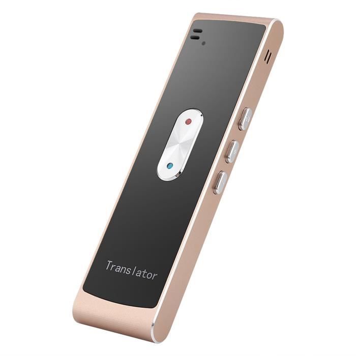 Traducteur portable ZJCHAO T8S - Bidirectionnel - Noir Métal ...