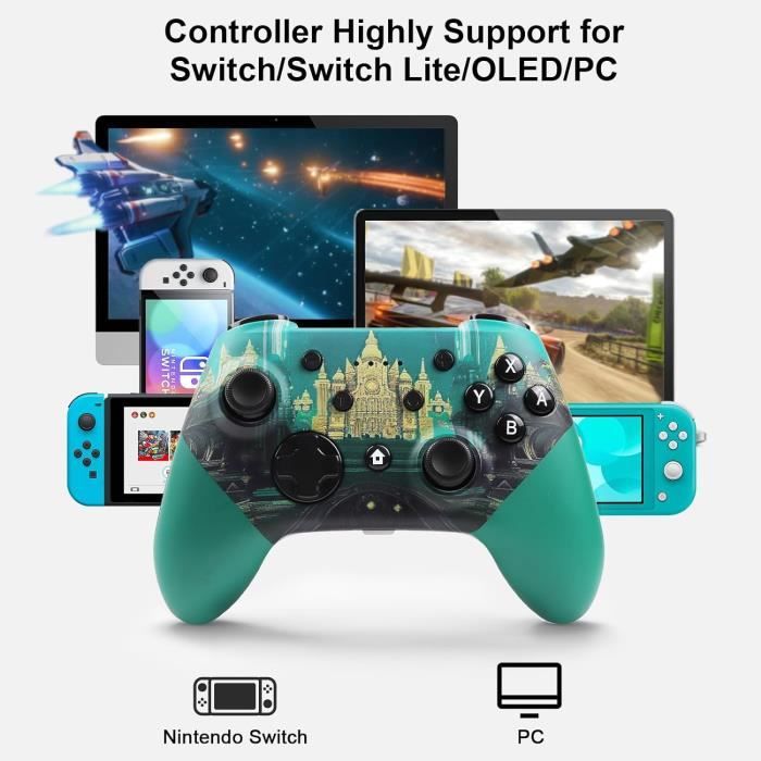 Switch Controller, Fortress Wireless Switch Pro Controller For Switch ...
