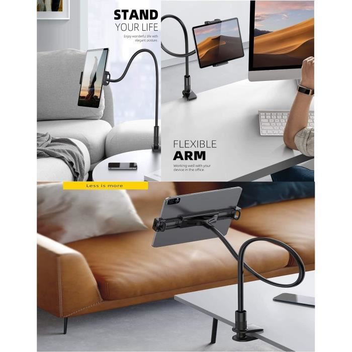 Support Tablette Lit Support Téléphone Lit Support Col De Cygne ...