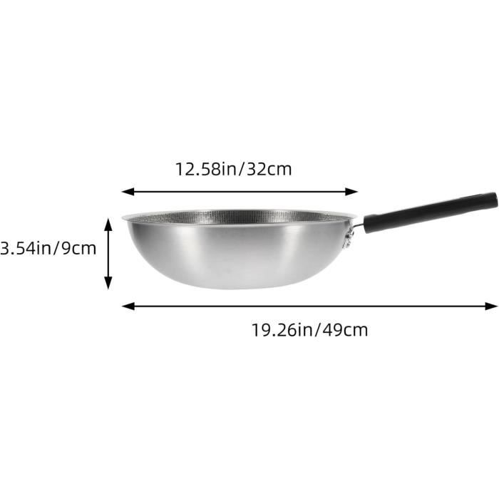 Poêle À Frire En Acier Inoxydable Poêle En Nid D'Abeille Poêle Antiadhésive Poêle À Fond Plat ...