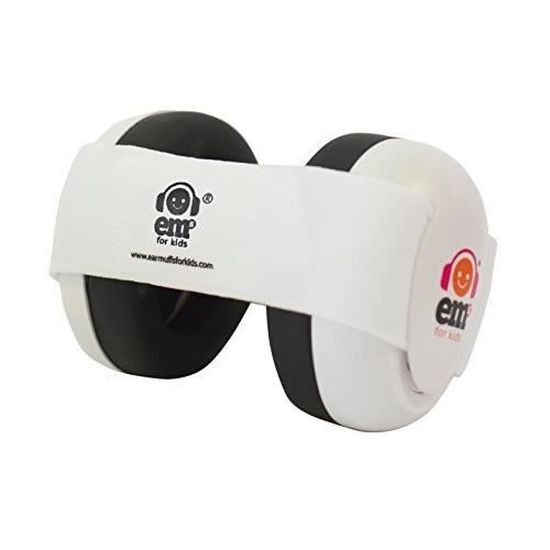 Ems for Kids Baby Earmuffs - White with White Made in The USA The ...