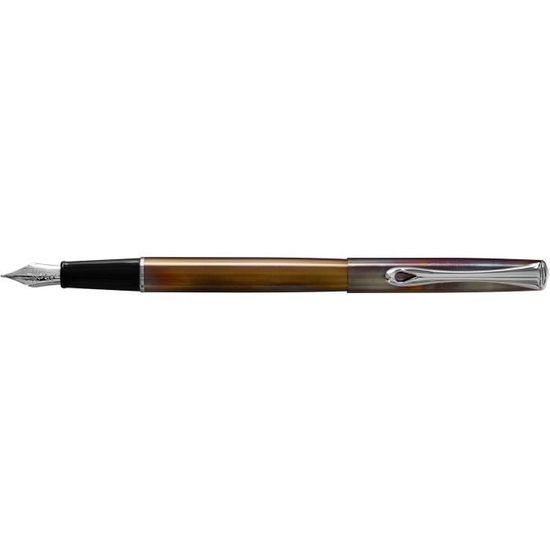 Stylo Plume Acier Traveller - Flame - Solide et Épuré - Écriture Fine ...