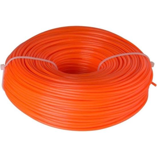 Fil Coupe Bordure Universel 2,4 mm X 100 M Bobine Fil Nylon pour Coupe Bordure Fil pour ...