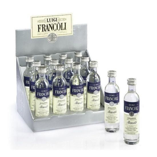 ASSORTIMENT ALCOOL LUIGI FRANCOLI LUIGI FRANCOLI GRAPPA MOSCATO DEL ...