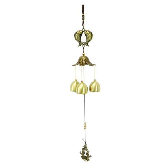Cloche suspendue carillon éoli chinois Vintage Fengshui cloche ornement ...