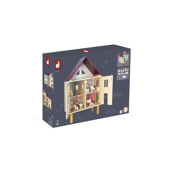 Maison de poupée en bois Janod Twist - Cdiscount Jeux - Jouets