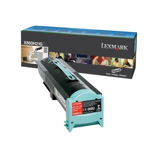 LEXMARK Cartouche toner Lexmark X860H21G - Noir - Laser - 35000 Pgs ...
