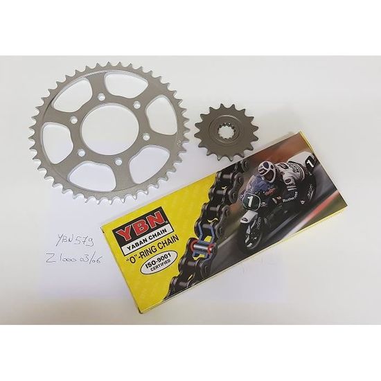 KAWASAKI Z1000 2003 2004 2005 2006 KIT CHAINE YBN - Cdiscount Auto
