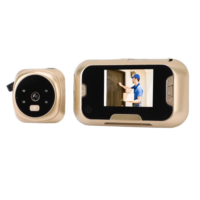 Judas de porte intelligent avec écran de 3 pouces, caméra de porte ...
