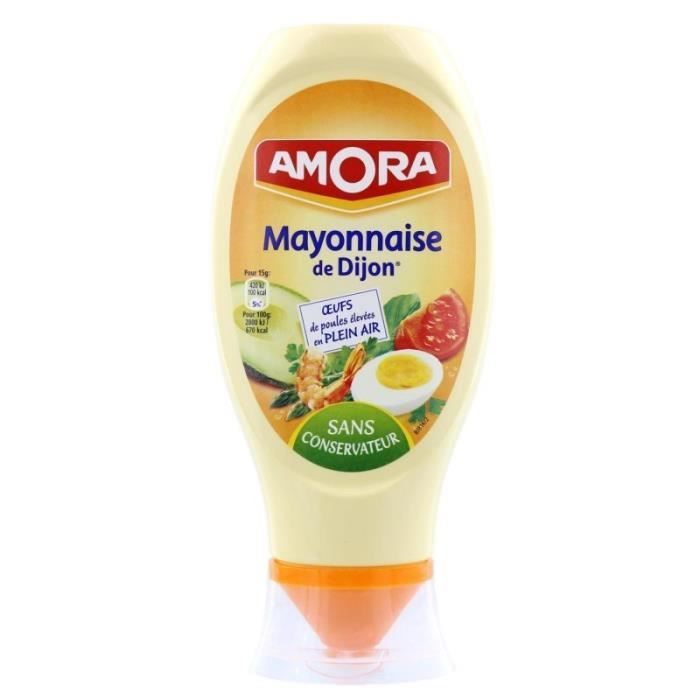 Amora Mayonnaise de Dijon Sans Conservateur 415g (lot de 5) - Cdiscount ...