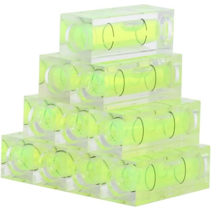 10 Pièces Mini Niveau Bande Ligne Niveau Niveau À Bulle Bulle Niveau À ...