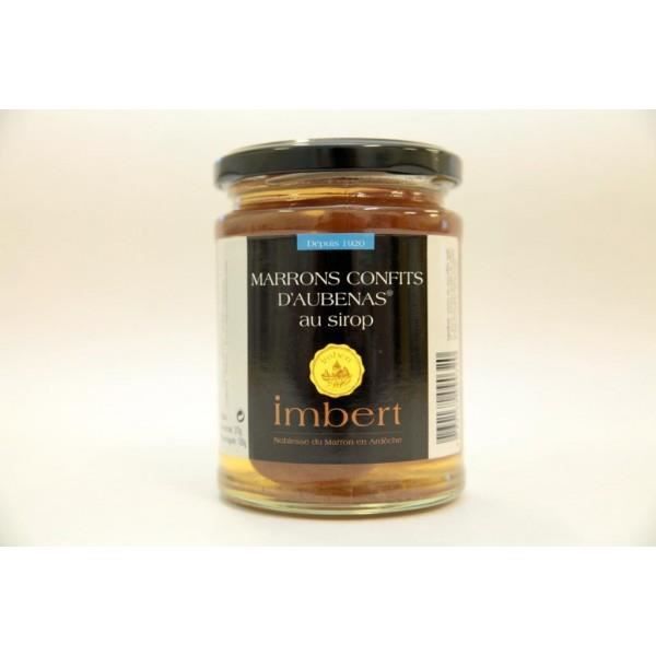 Marrons Confits d'Aubenas au sirop Imbert 300ml** - Cdiscount Au quotidien