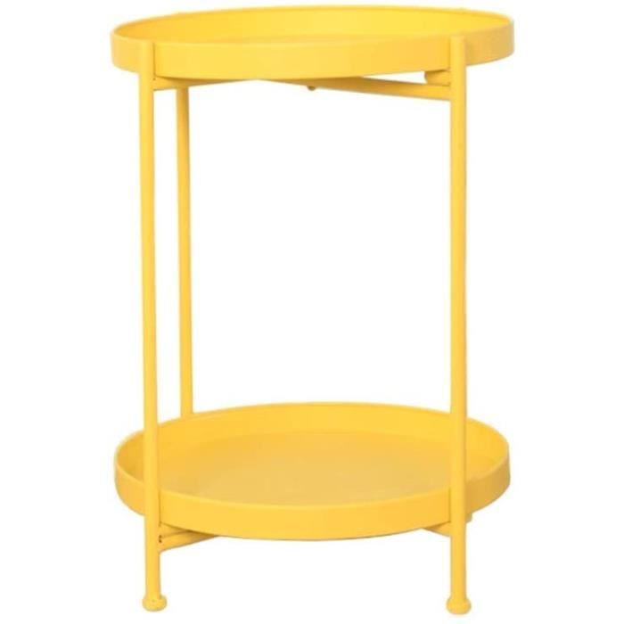 Solide Table basse Table basse en fer Petite table simple côté salon avec balcon Petite table ...