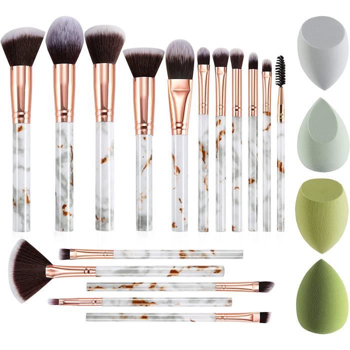 Set Et Coffret D Accessoire De Maquillage - Lot 16 Pinceaux ...