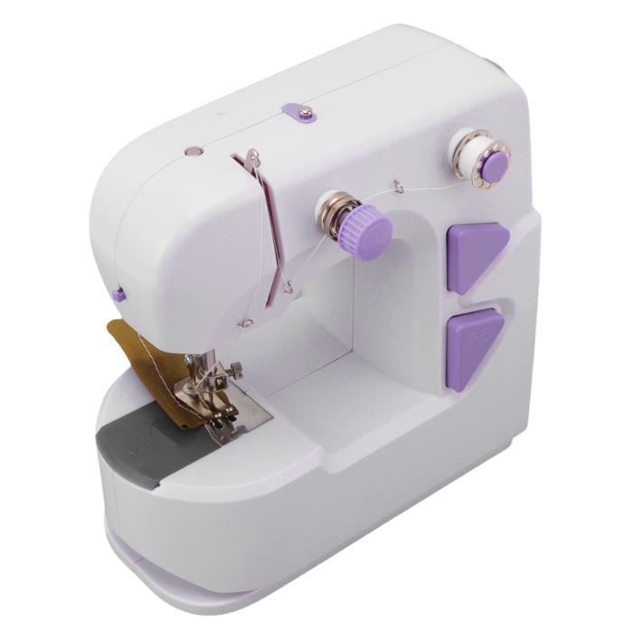 Machine à Coudre Portable Mini Machine à Coudre 100-240V LED Couvercle ...