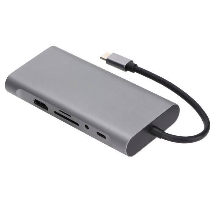 Fdit concentrateur multiport USB Station d'accueil USB C 11 en 1 ...