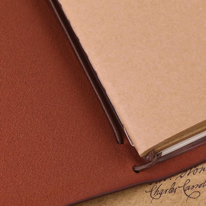 GOTOTOP Journal de voyage Carnet de voyage classique en cuir PU Journal ...