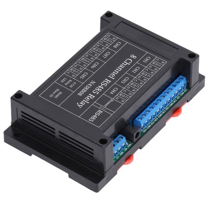 HURRISE Module de relais Module relais 8 canaux RS485 RTU commutateur ...