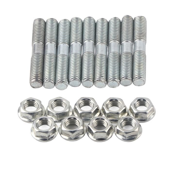 HURRISE goujons turbo de voiture Lot de 9 goujons Turbo + écrou de ...