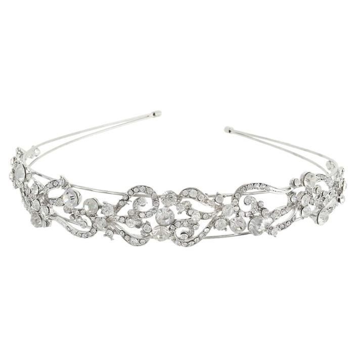 Gant Moufle UCL9C Autrichienne de cristal de fleur de mariage Wave Love ...