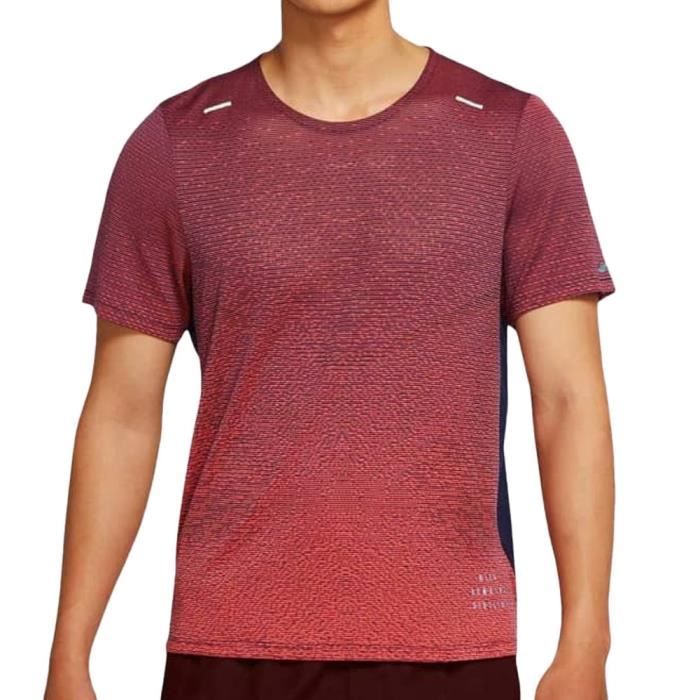 T-Shirt de Running Homme Nike Pinnacle Run Division - Orange - Manches ...