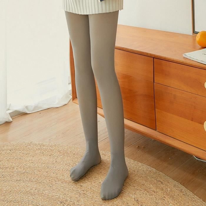 Collant,Collants chauds et Sexy pour femmes, bas de couleur unie, à ...