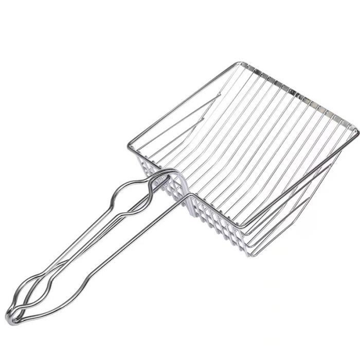 Pelle à litière en métal pour chat extra large facile à filtrer et à ...