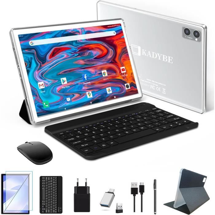 Tablette Android 12 De 10",4 Go De Ram + 128 Go De Rom (Tf 1 Tb),Wi-Fi ...