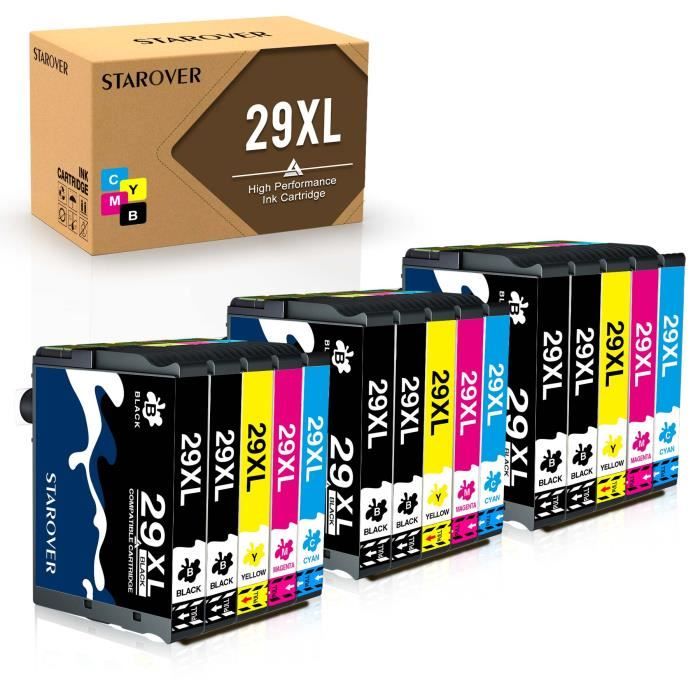 STAROVER 29XL 15 Cartouche d'encre Compatibles pour Epson 29-29XL pour ...