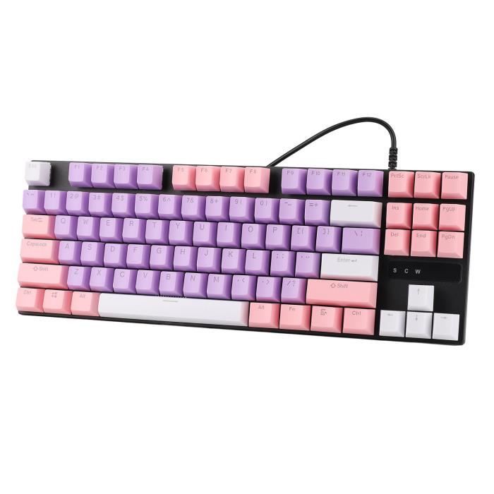 Tbest Mechanical Gaming Keyboard, Red Switch Red Switch Mechanical ...