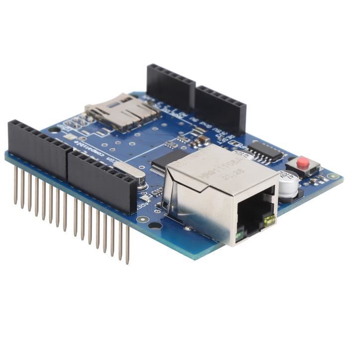 TMISHION Carte d'extension W5100 Carte d'Extension Réseau Module PCB d'Extension de Carte ...