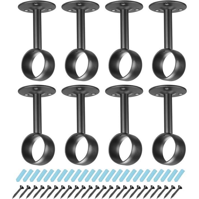 Tringle À Rideaux: Ø 20 Mm Sans Anneaux, L. 180 Cm. En Acier Satiné \ Complet[Z1496] - Cdiscount ...